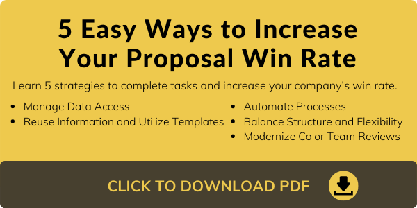 Download 5 Easy Ways to Increase Your Proposal Win Rate